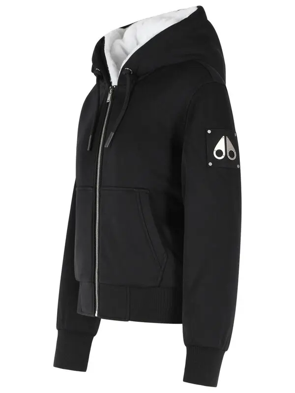 Moose Knuckles Bunny Cotton Blend Sweatshirt - Black