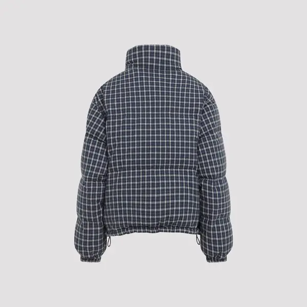 Miu Miu Reversible Checked Down Jacket