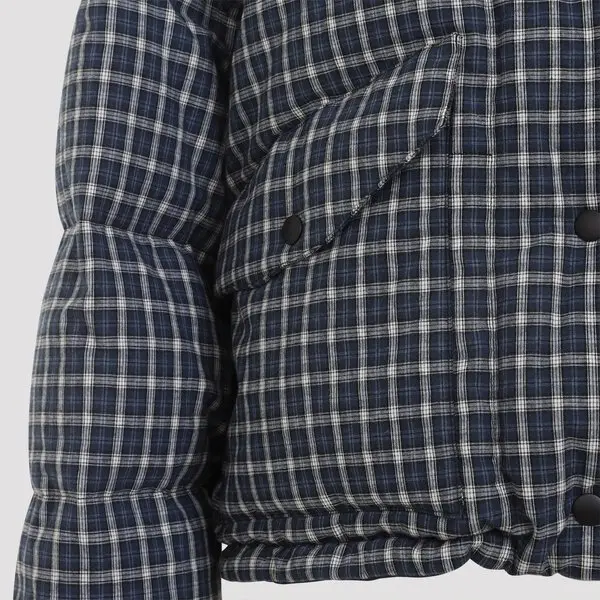 Miu Miu Reversible Checked Down Jacket