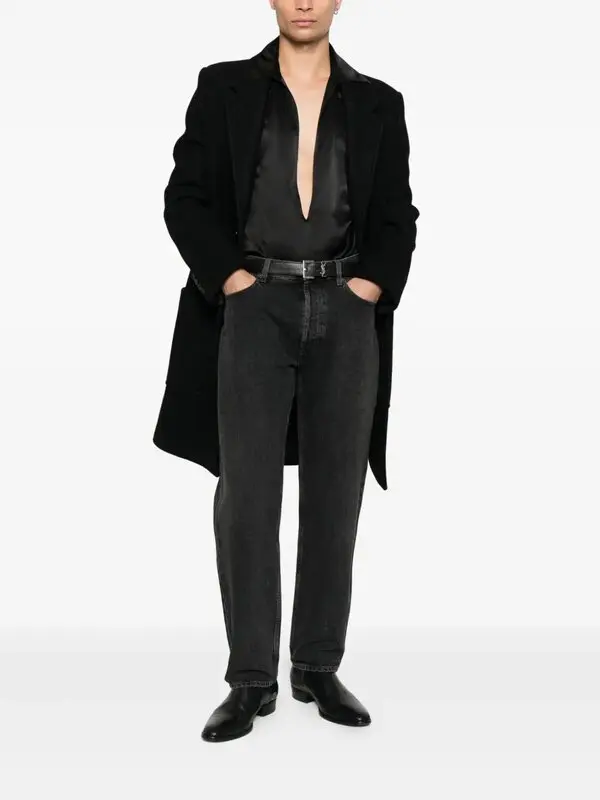 Saint Laurent Mick Long Jeans In Westwood Denim