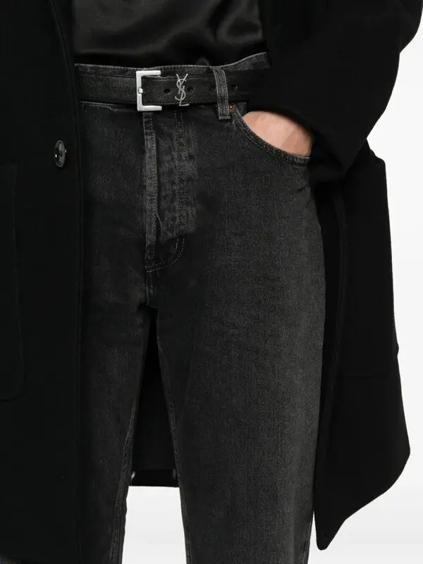 Saint Laurent Mick Long Jeans In Westwood Denim