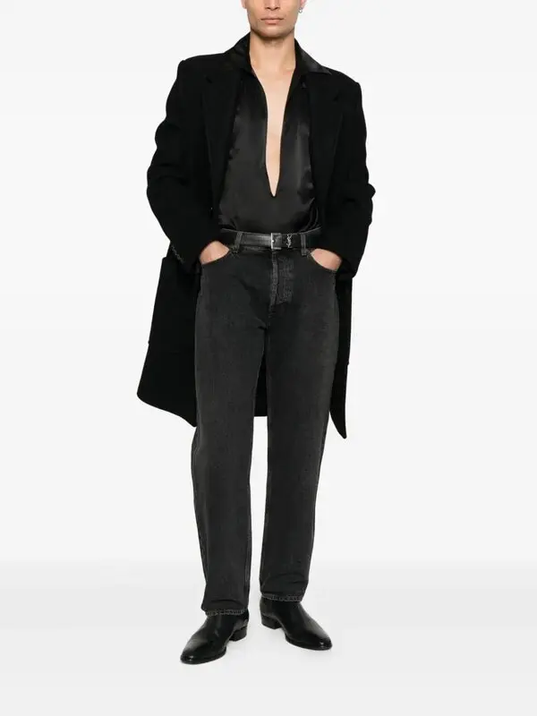 Saint Laurent Mick Long Jeans - Black