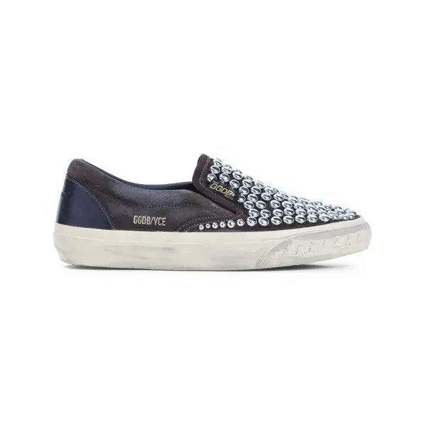GOLDEN GOOSE Slip-on With Studs - Brown