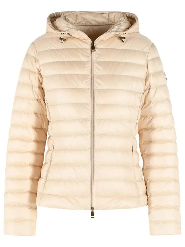 Moncler Igelhood' Light Beige Polyamide Down Jacket - Cream