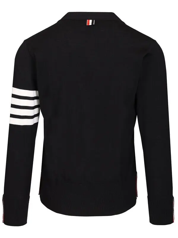 Thom Browne Classic 4-barrelled Merino Wool Cardigan