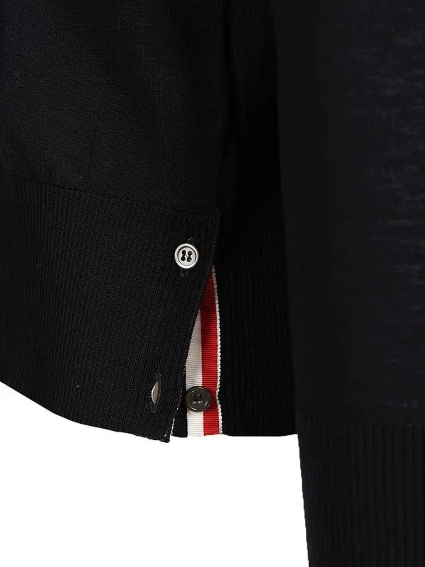 Thom Browne Classic 4-barrelled Merino Wool Cardigan