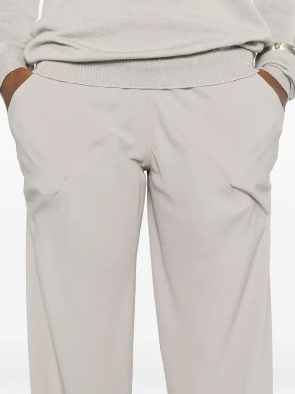 Rick Owens Silk Blend Trousers