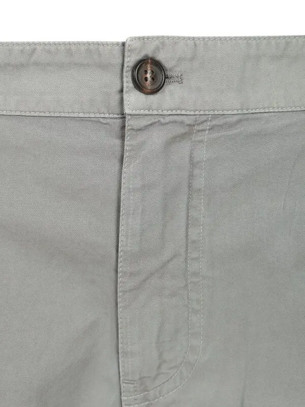 Miu Miu Cotton Wide Fit Trousers - Gray