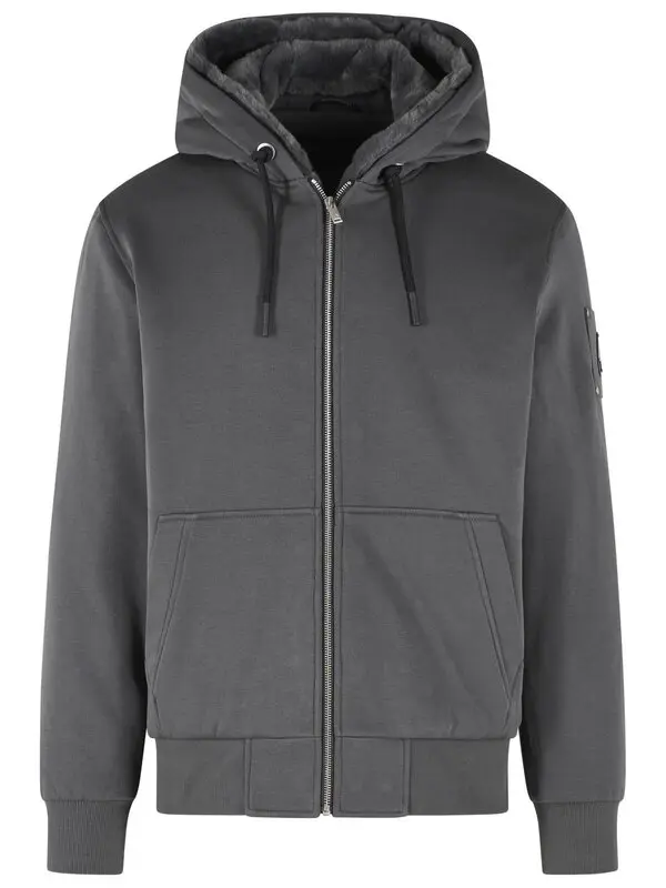 Moose Knuckles Bunny' Sweatshirt In Grey Cotton Blend - Gray
