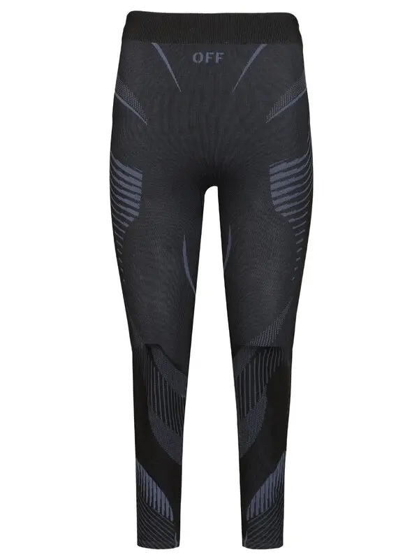 Off-White Racing Leggings - Black