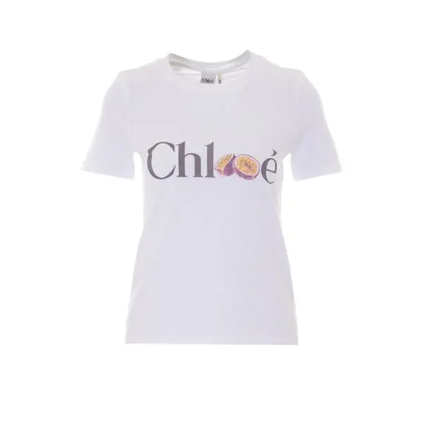 Chloé Logo T-shirt - White