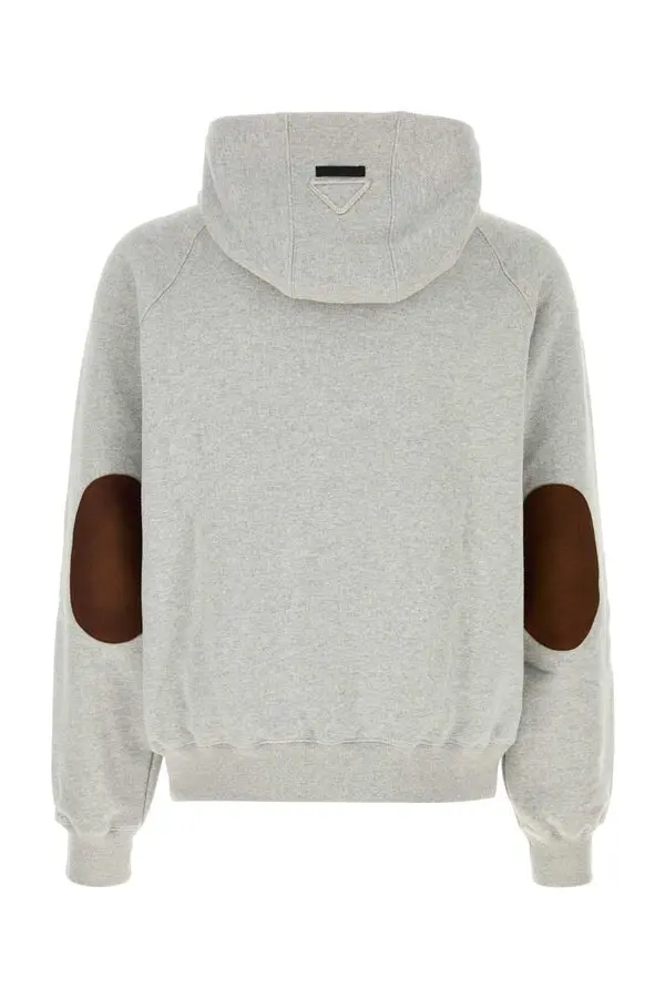 Prada Grey Cotton Sweatshirt