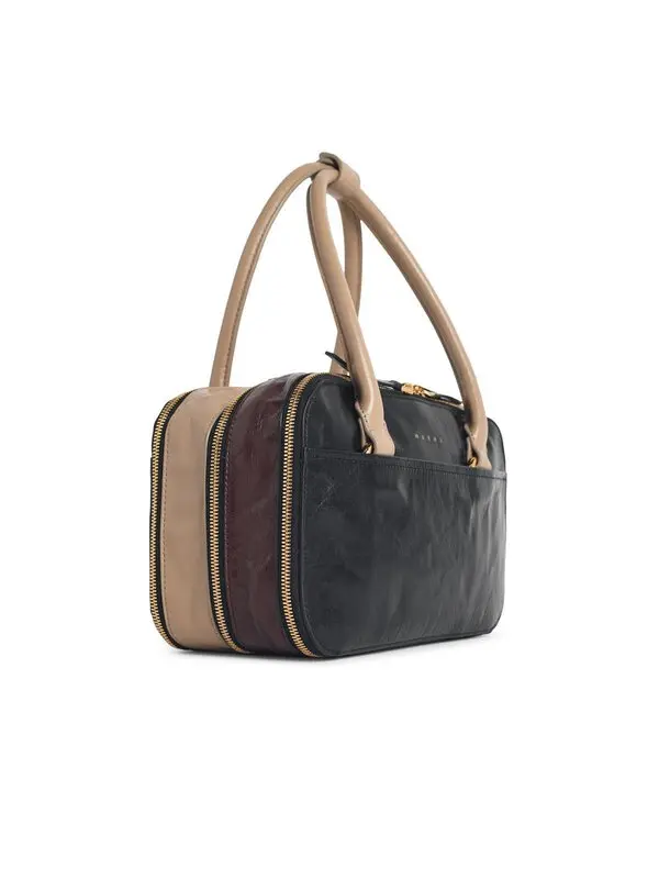 Marni Boxyne Leather Bag - Multicolor