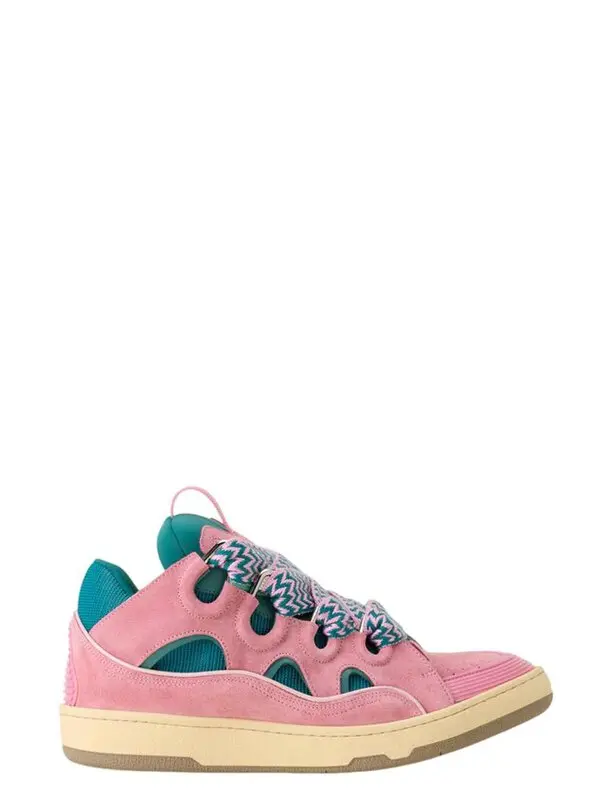 LANVIN Curb Sneakers With Cut-outs - Multicolor
