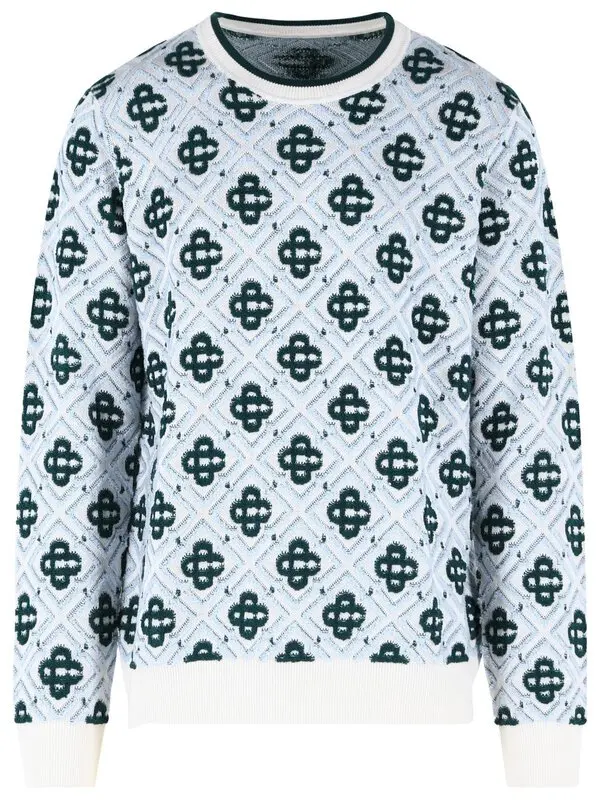 Casablanca Monogram' Multi Wool Sweater