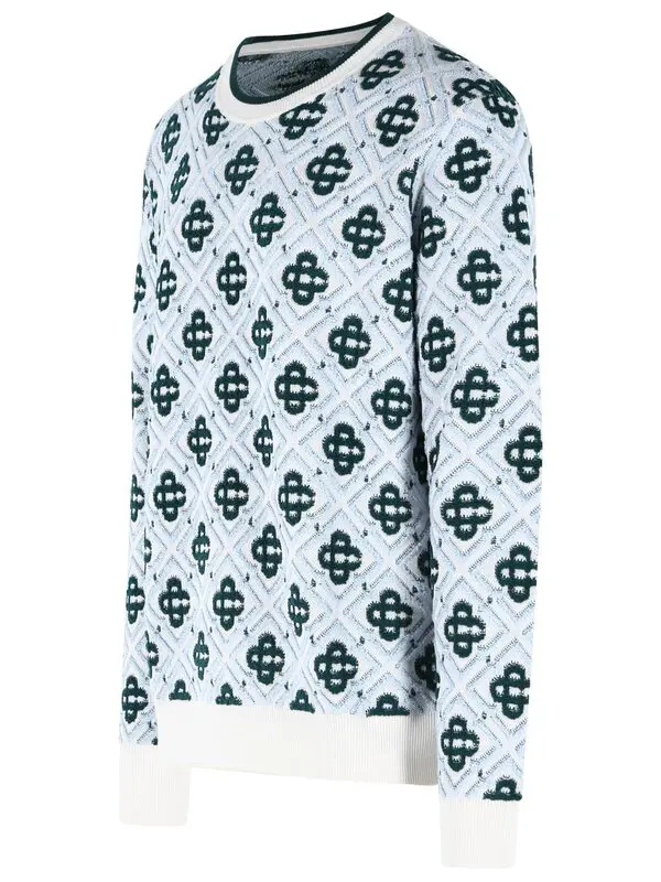 Casablanca Monogram' Multi Wool Sweater