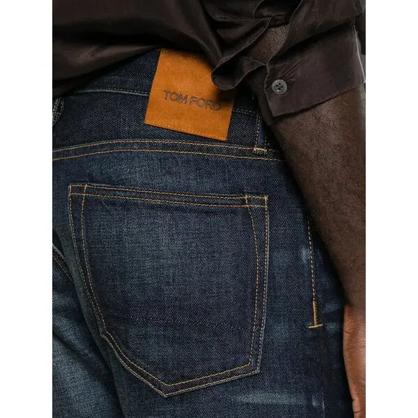 TOM FORD Regular Straight-leg Jeans - Blue