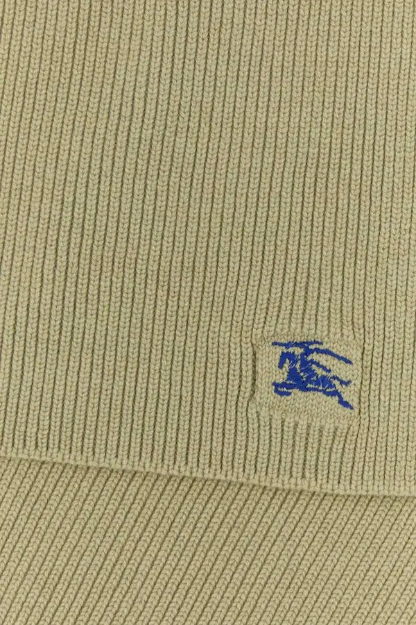 Burberry Khaki Cashmere Scarf