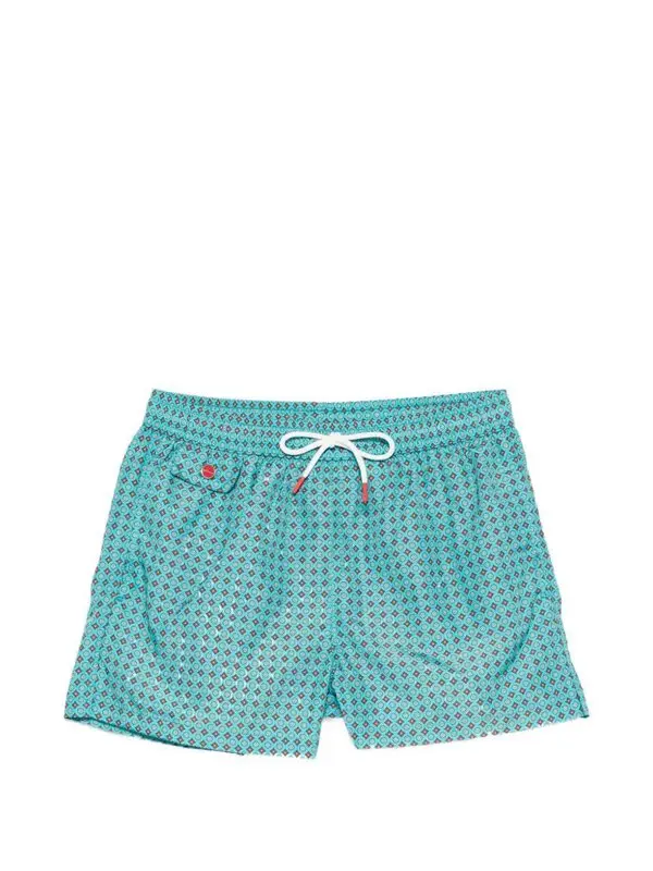 Kiton Geometric Print Swimsuit - Multicolor
