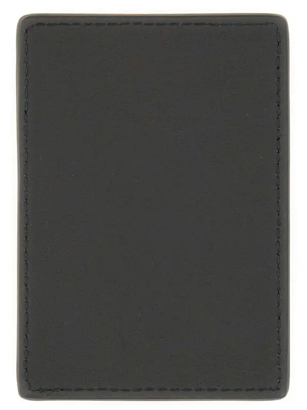 Alexander McQueen Magnetic Card Holder With Logo