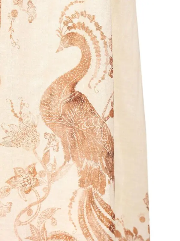 Zimmermann Indra Plunge Midi Dress