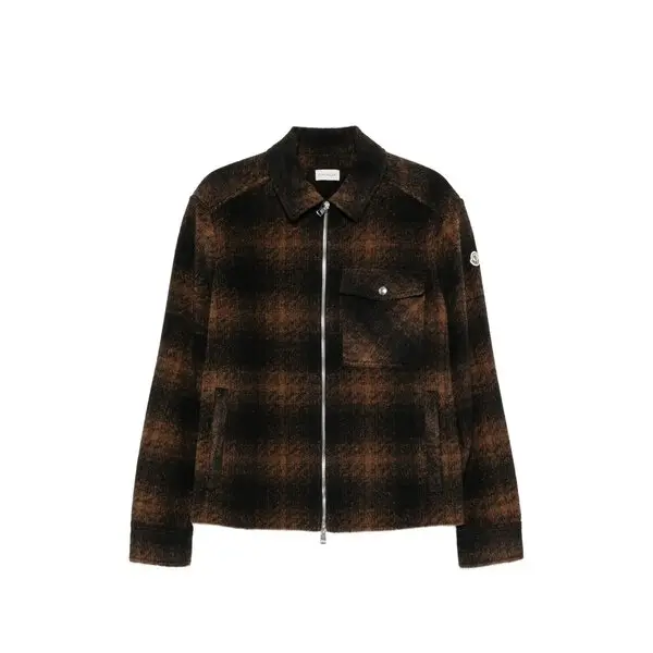 Moncler Jackets Shirt Jackets - Brown