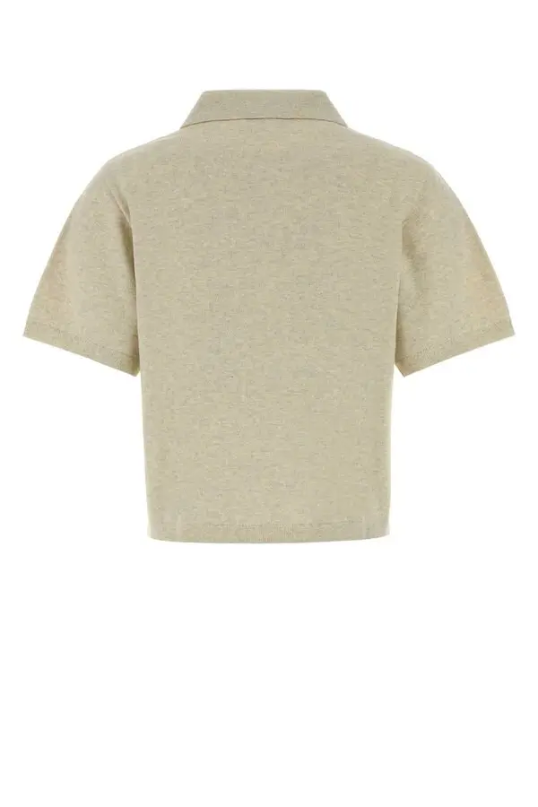 Isabel Marant Étoile Cotton Blend Althea Polo Shirt - Brown