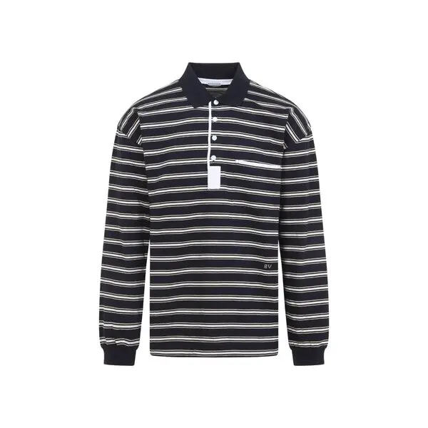 Bottega Veneta Stripes Piquet Polo - Multicolor