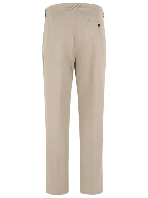 Burberry Charlton' Beige Cotton Pants