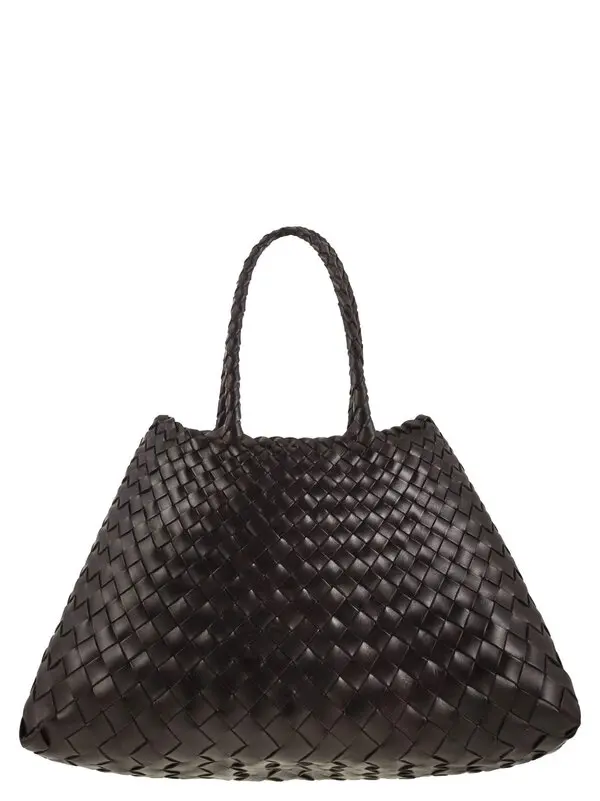 Dragon Diffusion Santa Croce Small Woven Leather Bag