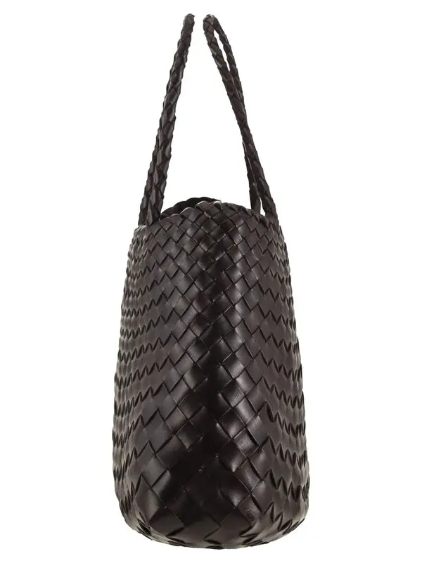 Dragon Diffusion Santa Croce Small Woven Leather Bag