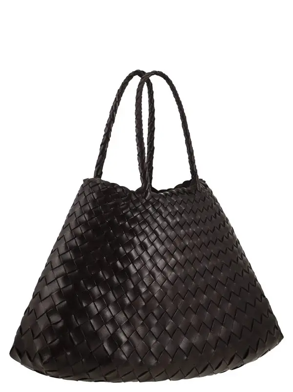 Dragon Diffusion Santa Croce Small Woven Leather Bag
