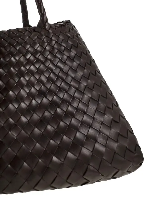 Dragon Diffusion Santa Croce Small Woven Leather Bag
