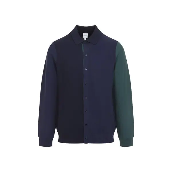 Paul Smith Wool Knit Cardigan Shirt
