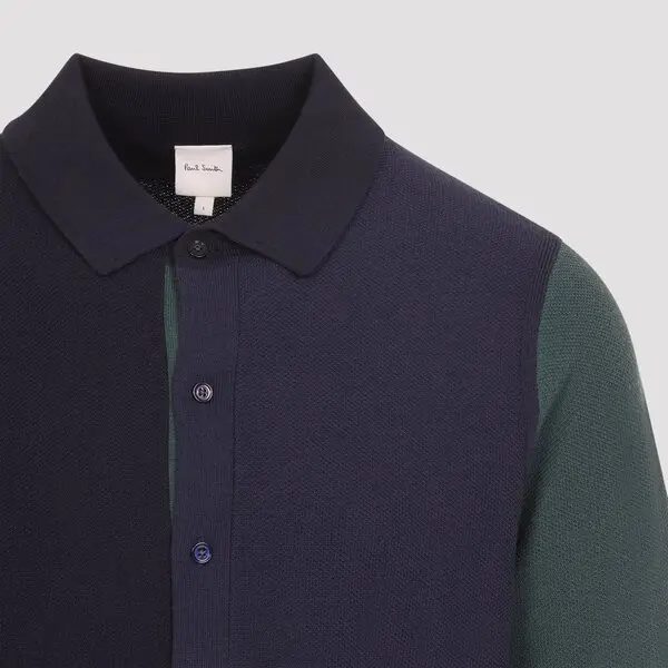 Paul Smith Wool Knit Cardigan Shirt