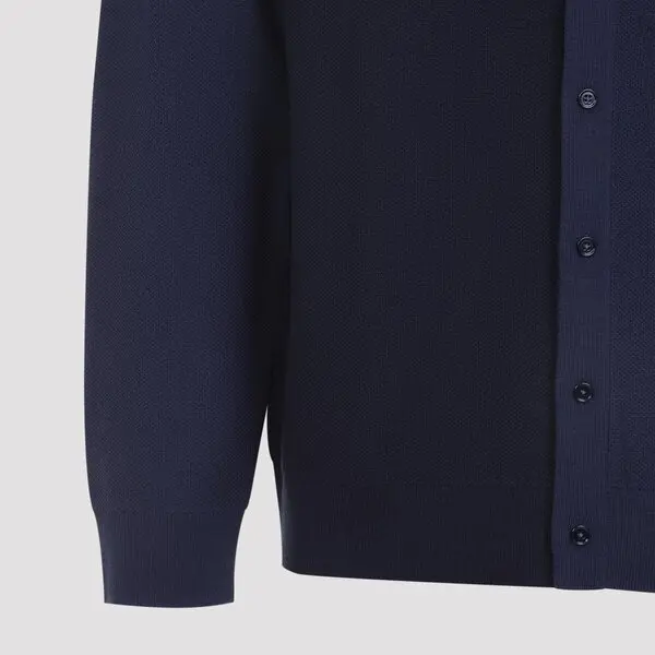 Paul Smith Wool Knit Cardigan Shirt - Blue
