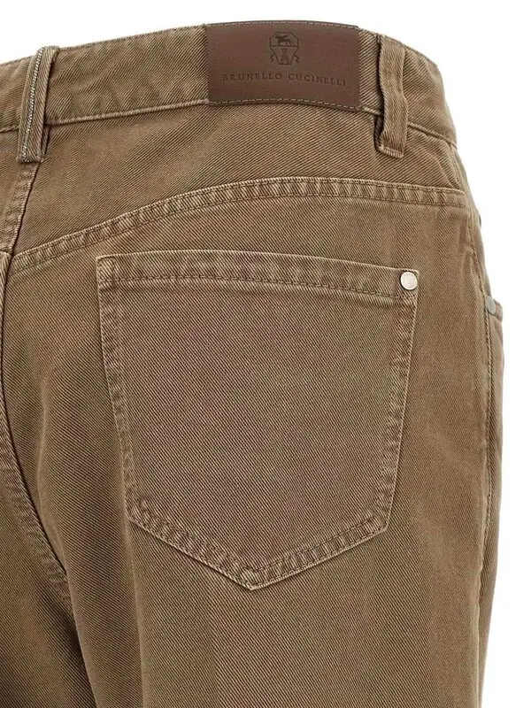 Brunello Cucinelli Five-pocket Jeans - Brown