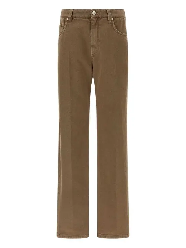 Brunello Cucinelli Five-pocket Jeans - Brown