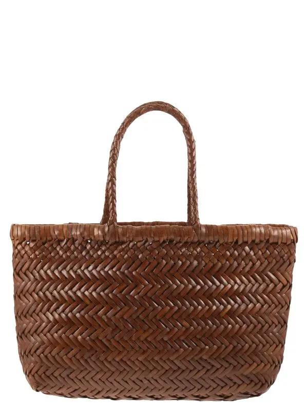 Dragon Diffusion Gora Woven Leather Handbag