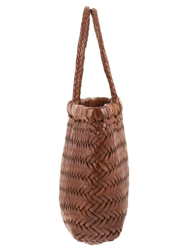 Dragon Diffusion Gora Woven Leather Handbag