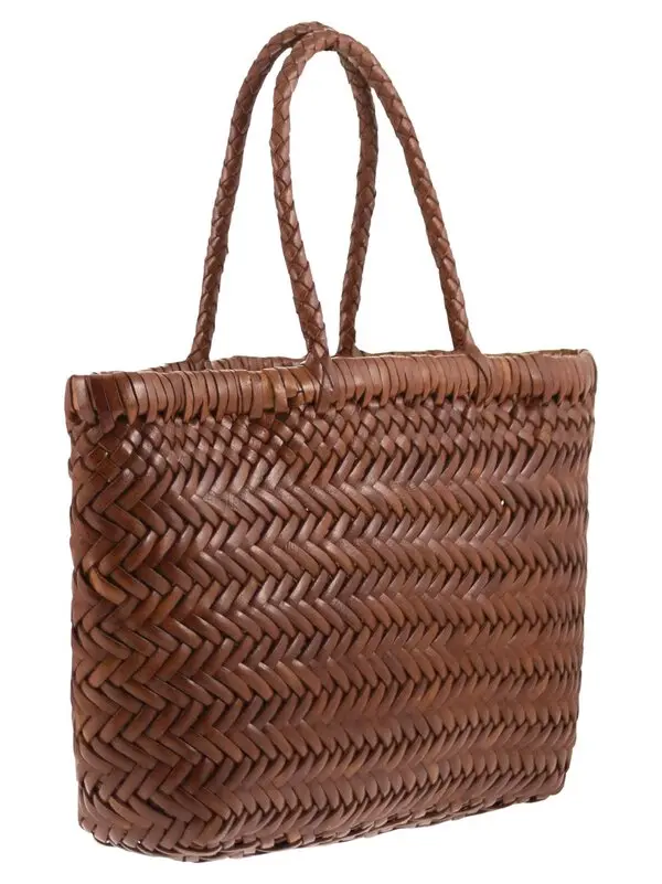 Dragon Diffusion Gora Woven Leather Handbag