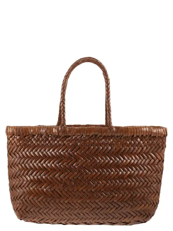 Dragon Diffusion Gora Woven Leather Handbag