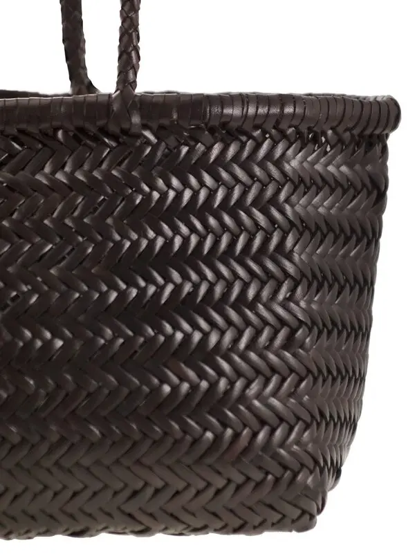 Dragon Diffusion Triple Jump Small Woven Leather Bag