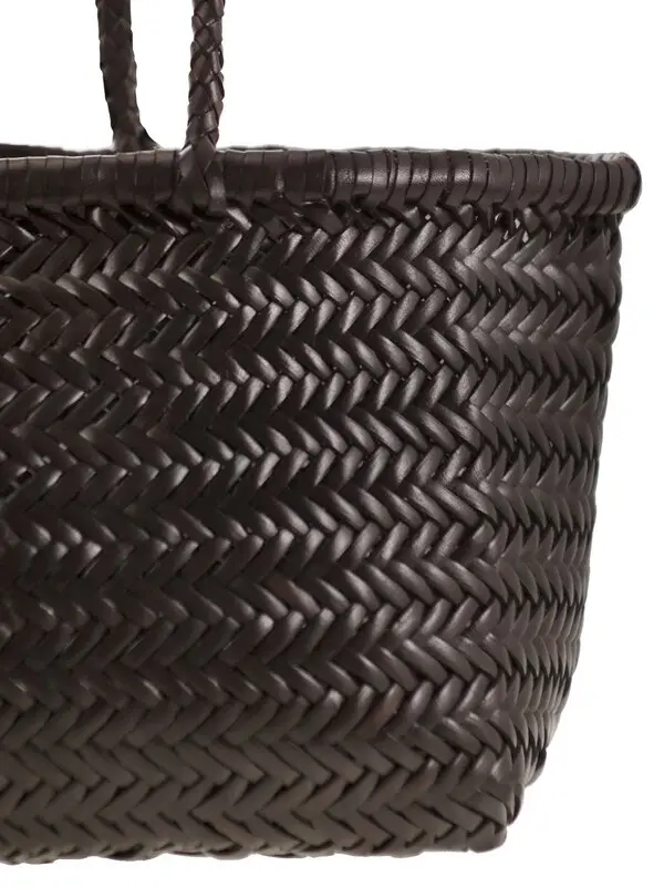 Dragon Diffusion Woven Leather Bag - Brown