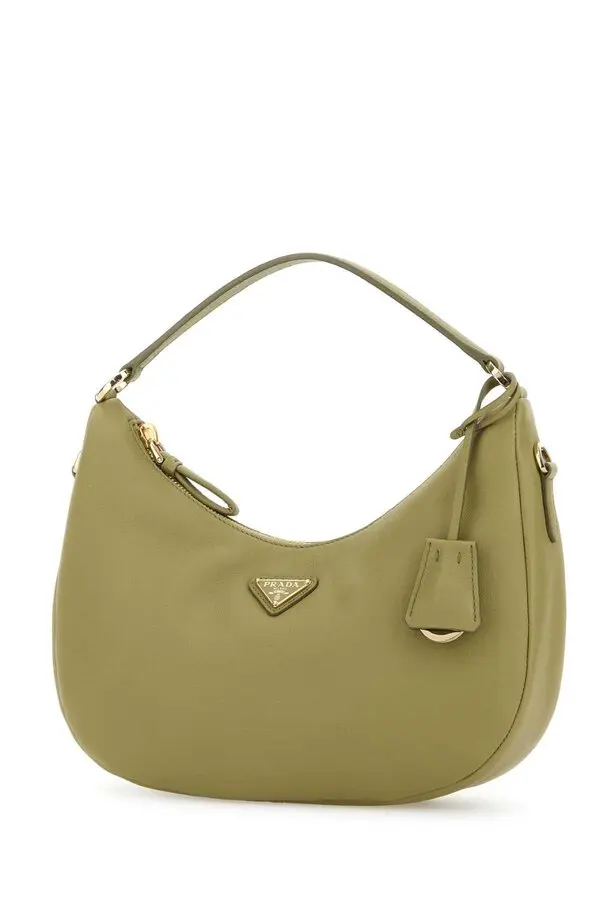 Prada Sage Leather Handbag