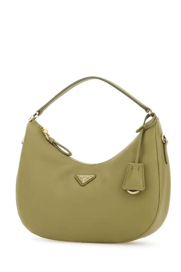 Prada Leather Hobo Handbag
