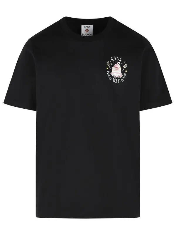 Casablanca Casaway' Cotton T-shirt - Black