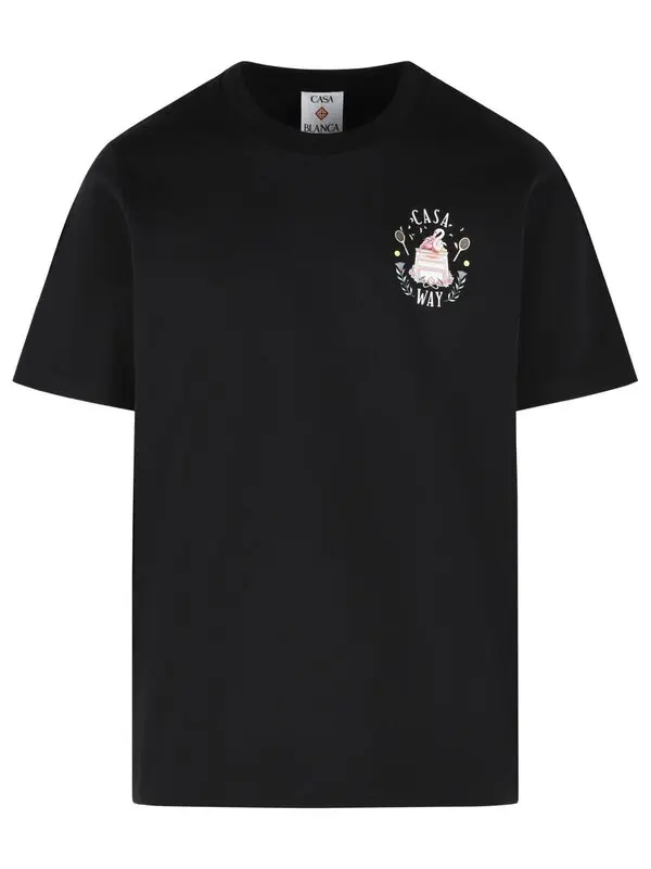 Casablanca Casaway' Cotton T-shirt - Black