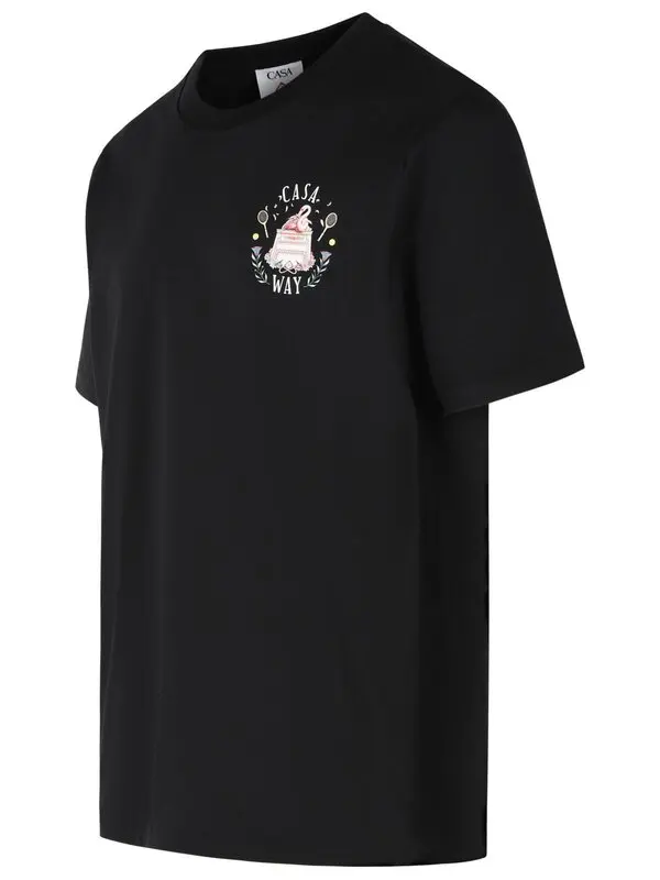 Casablanca Casaway' Cotton T-shirt - Black