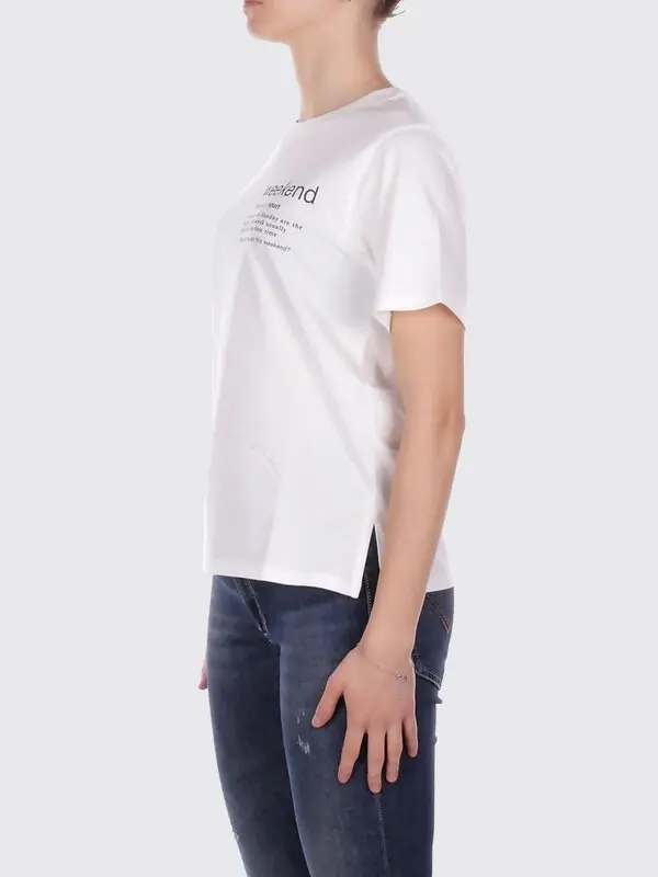 Max Mara Basic Cotton T-shirt With Logo